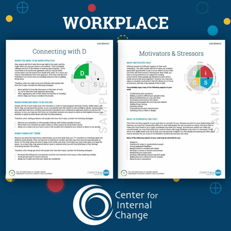 Purchase Everything DiSC® Workplace Assessment