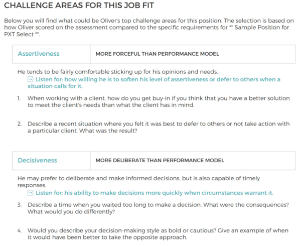 PXT Select - A Hiring Assessment for any Position