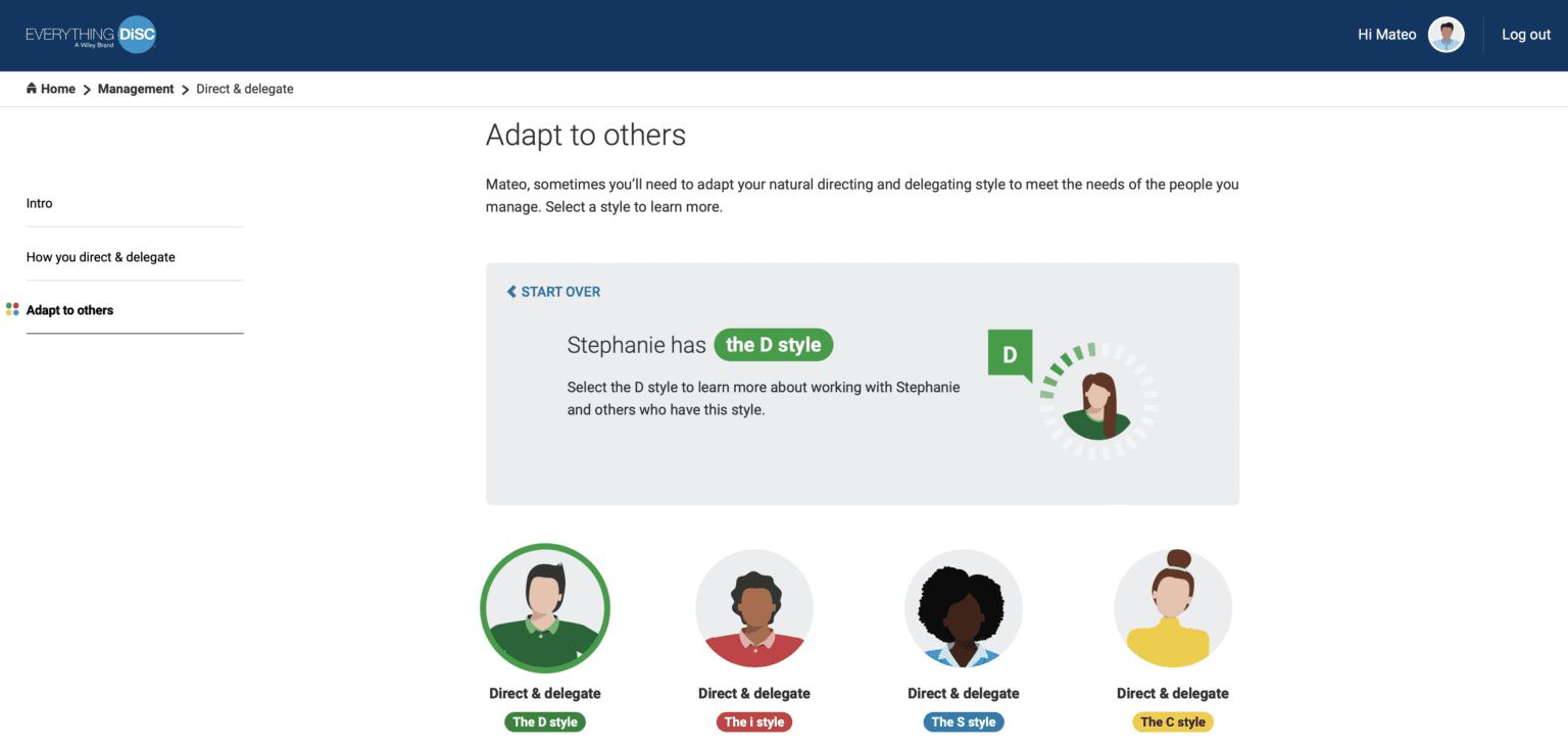 Everything DiSC Management on Catalyst
